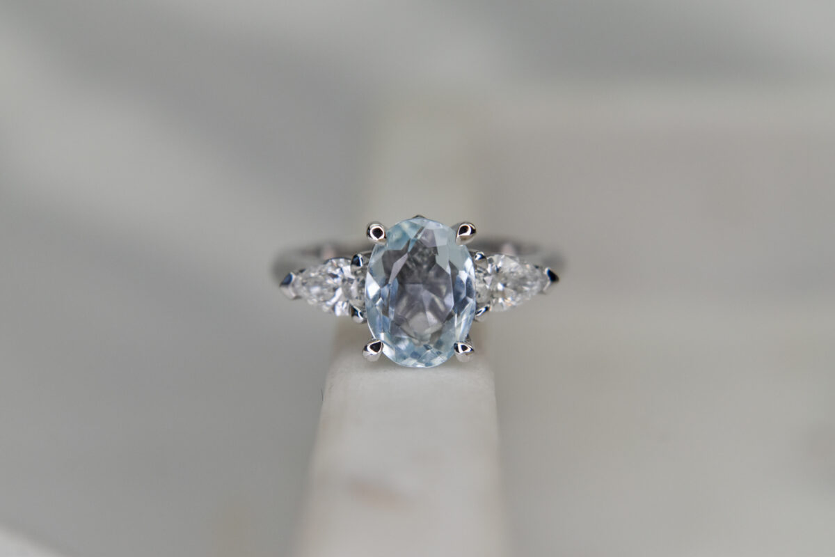 Custom Trilogy Engagement Rings | Three Stone Rings